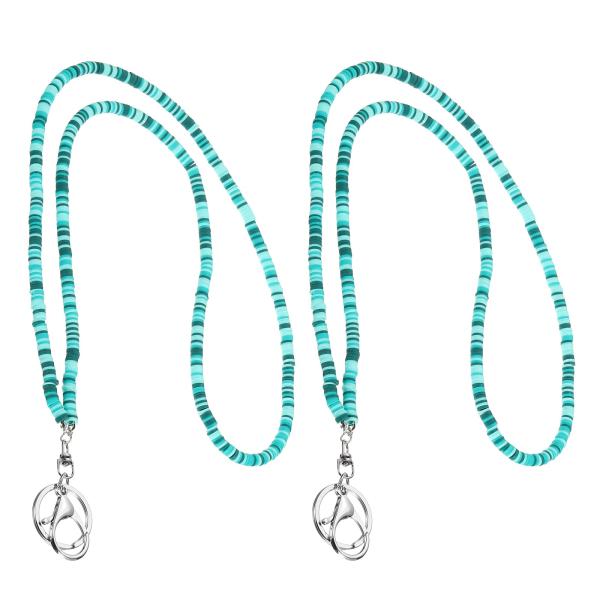 ・Specification: Material: Polymer Clay; Color: Green; Flat Length: 490 mm/19.29 inch; Circumference: 940 mm/37 inch; Wid...