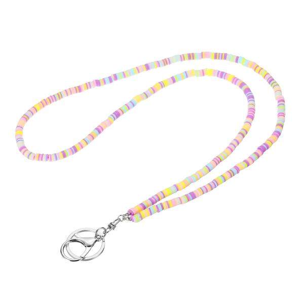 ・Specification: Material: Polymer Clay; Color: Light Colored; Flat Length: 490 mm/19.29 inch; Circumference: 940 mm/37 i...