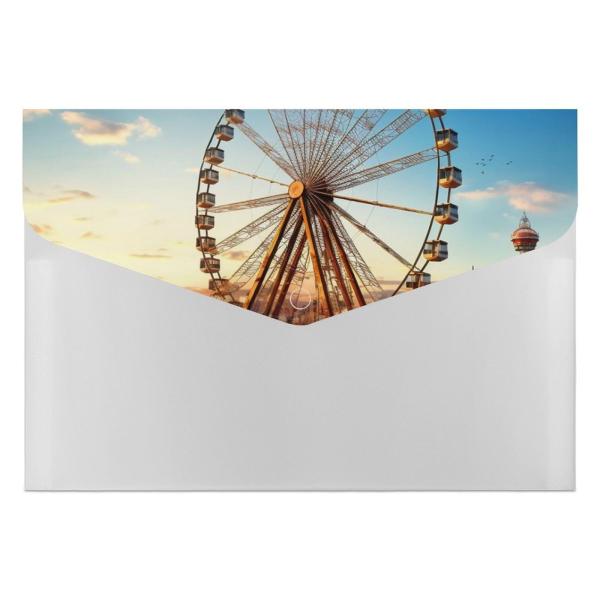 ・Quality material: The Ferris Wheel expanding file organizer is made of pp material. It is lightweight, durable, waterpr...