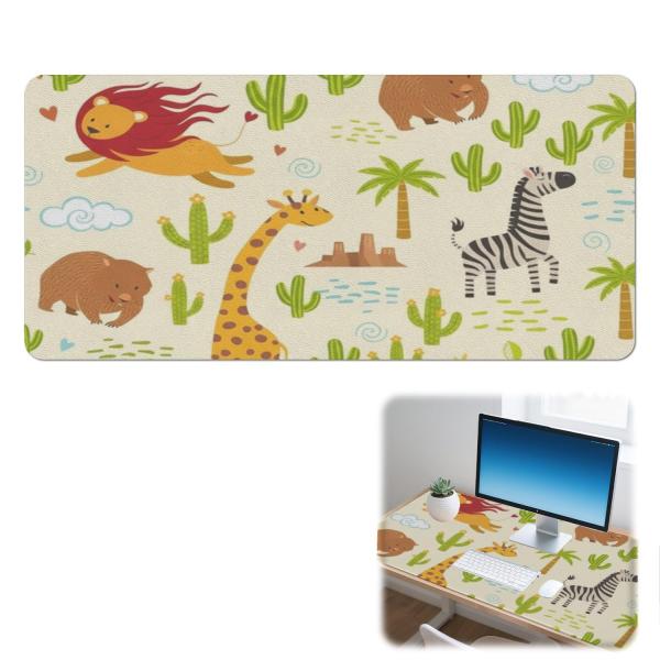 ・[Multifunctional Desk Mat for Every Scenario] This leather desk pad mat is an one-stop solution: the desk matt for desk...