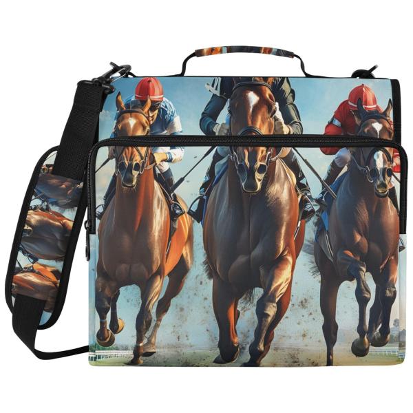 ・Zipper Binder 3 Ring: The waterproof zipper binder is a 1.5-inch D-ring zipper binder that can store 3 ring binder neat...