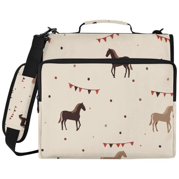 ・Zipper Binder 3 Ring: The waterproof zipper binder is a 1.5-inch D-ring zipper binder that can store 3 ring binder neat...
