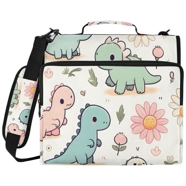・Zipper Binder 3 Ring: The waterproof zipper binder is a 1.5-inch D-ring zipper binder that can store 3 ring binder neat...
