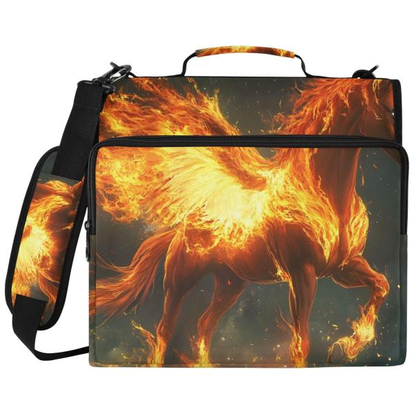 ・Zipper Binder 3 Ring: The waterproof zipper binder is a 1.5-inch D-ring zipper binder that can store 3 ring binder neat...