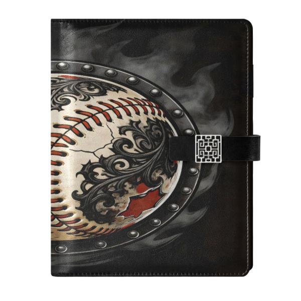 ・MATERIAL:Leather notebook binder is made of high-quality PU leather, which is more durable. With a strong magnet, the m...