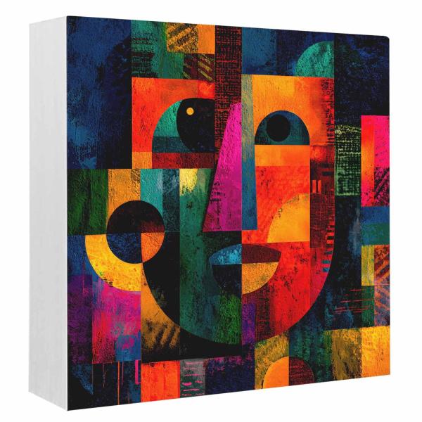 ・Material: Our Abstract Face box signs are made of high quality solid wood, which is sturdy and resistant to deformation...