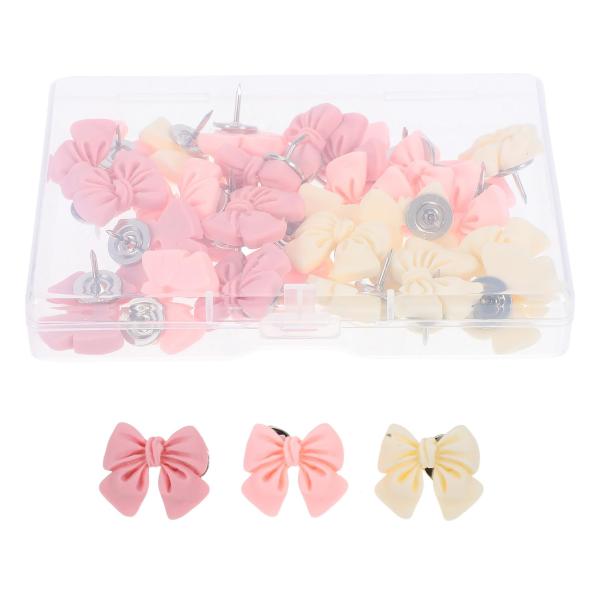 ・Unique design: featuring a distinctive bow design, these pins are small and , suitable for various decorative styles, e...
