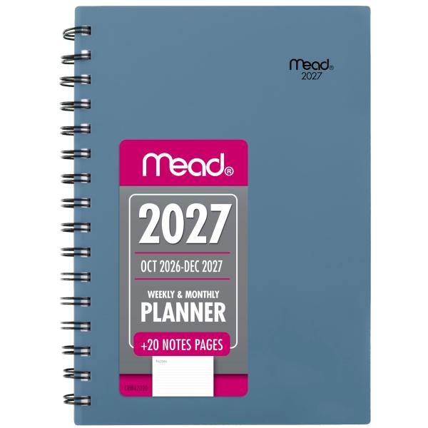 ・This weekly monthly planner covers 15 months from October 2026 - December 2027 with Julian dates for yearly planning an...