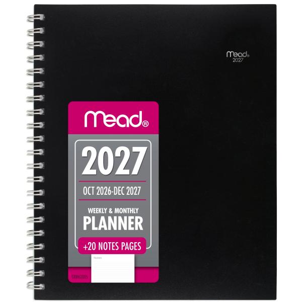 ・This weekly monthly planner covers 15 months from October 2026 - December 2027 with Julian dates for yearly planning an...