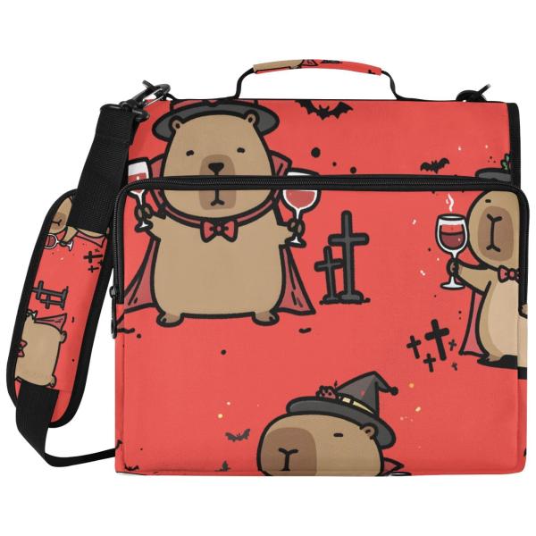 ・Zipper Binder 3 Ring: The waterproof zipper binder is a 1.5-inch D-ring zipper binder that can store 3 ring binder neat...