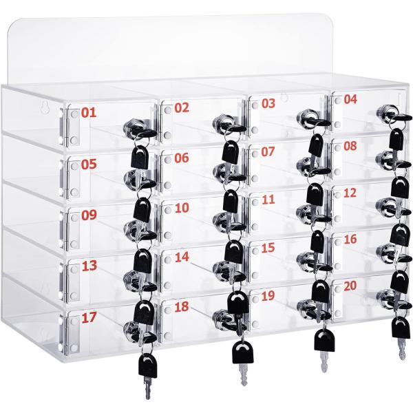 ・Discover the perfect solution for secure storage with our Cell Phone Lock Box. This versatile nizer includes 10 pairs o...
