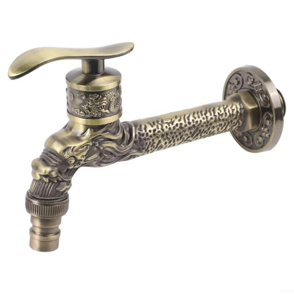 ・【Vintage Kitchen Faucet】Crafted from safe zinc alloy material, this vintage kitchen faucet not only offers reliable per...