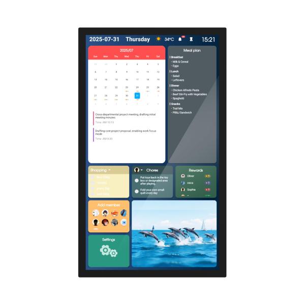 ・Interactive Family Planner System - Color-coded scheduling allows each family member to manage tasks clearly. Built-in ...