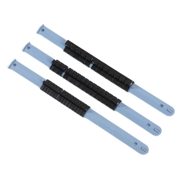 ・Complete Socket Storage System - This 3-piece socket rack eliminates toolbox clutter, keeping your 1/4, 3/8, and 1/2-in...