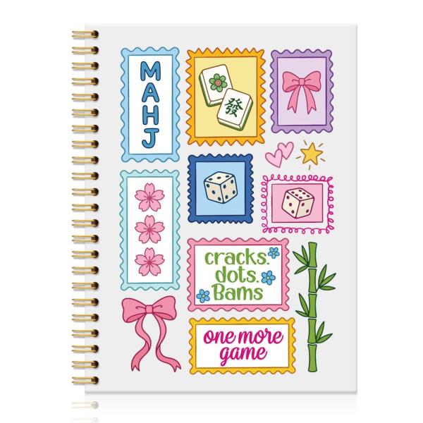・Dimensions: This spiral notebook is A5 size, 5.9" × 8" (15 cm × 20 cm). It has 160 pages / 80 sheets of 80gsm smooth, i...