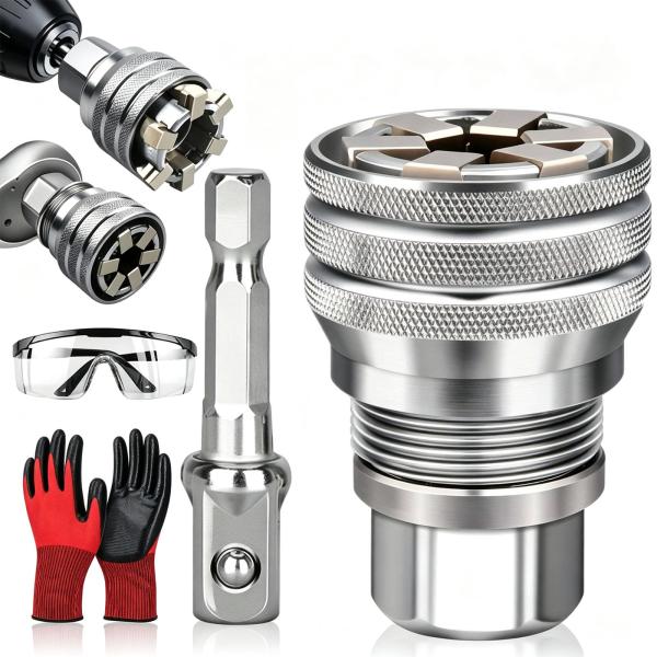 ・? Adjustable Universal Socket - Universal socket wrench ＆ multi-function universal socket wrench tool. Adjustable socke...
