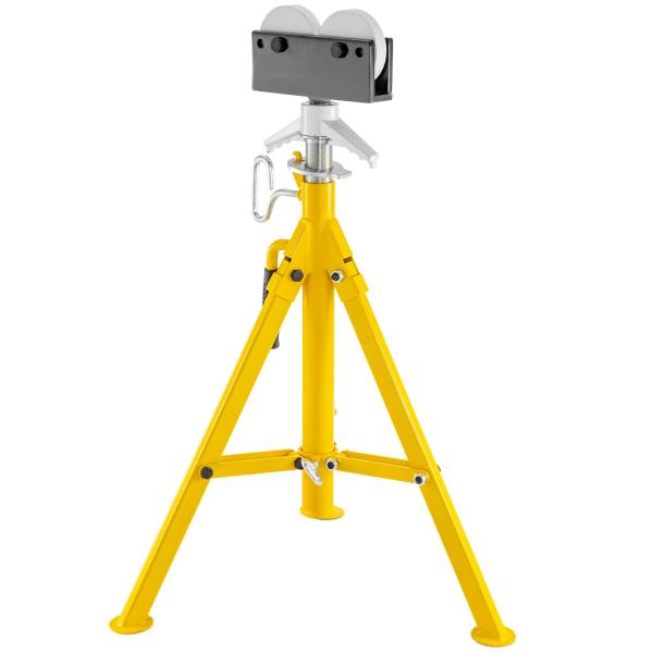 ・Stable Support: The VEVOR roller pipe stand supports up to 2500 lbs and accommodates pipes from 1/8-inch to 12-inch in ...