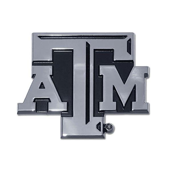 商品名: Texas A &amp; M Metal Auto Emblem - Modern "Shadow" Design Texas A&amp;M Metal Auto Emblem - Modern Shadow Designブラ...