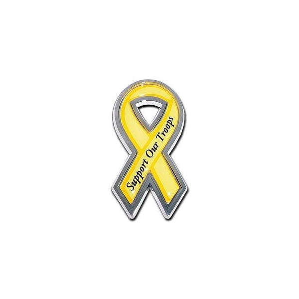 商品名:  Americas &amp; Americas Support Our Troops Chrome Automobile Emblemブランド: Elektroplate高さ: 0.635cm横幅: 4.1275cm奥行: 7....