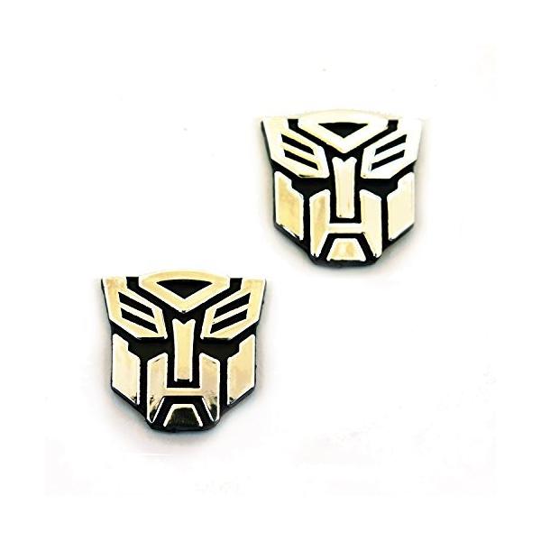 商品名:  Transforming Auto Robot Pair Auto Emblem - [Chrome][1'' Tall]ブランド: The Masonic Exchange商品サイズ: 1" Tall高さ: 6.5024cm横...