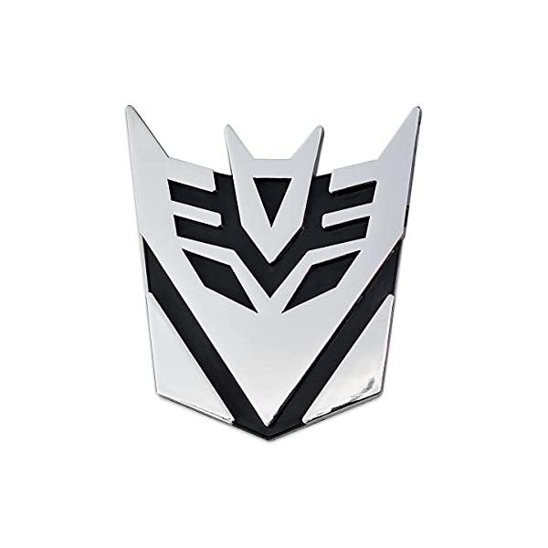 商品名: 変身オートロボットデセプティコンオートエンブレム - [クロム][高さ3 1/2インチ] Transforming Auto Robot Decepticon Auto Emblem - [Chrome][3 1/2'' Tall...