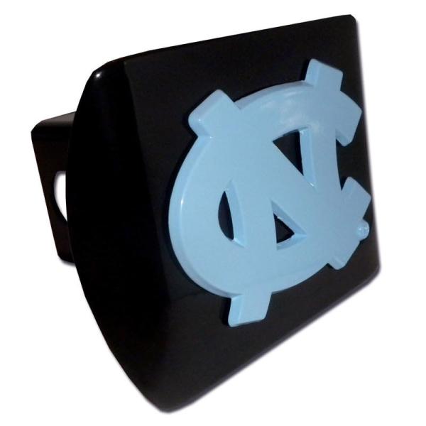 商品名: University of North Carolina Tarheelsブラックwithブルー」NC"エンブレム" Metal Trailer HitchカバーFits 2インチオート車トラックReceiver with NCA...