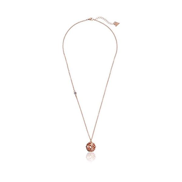 商品名: GUESS "ベーシック"フローラル ボール ペンダント ネックレス One Size GUESS "Basic" Rose Gold Floral Ball Pendant Necklace, 24" + 2" Extender...