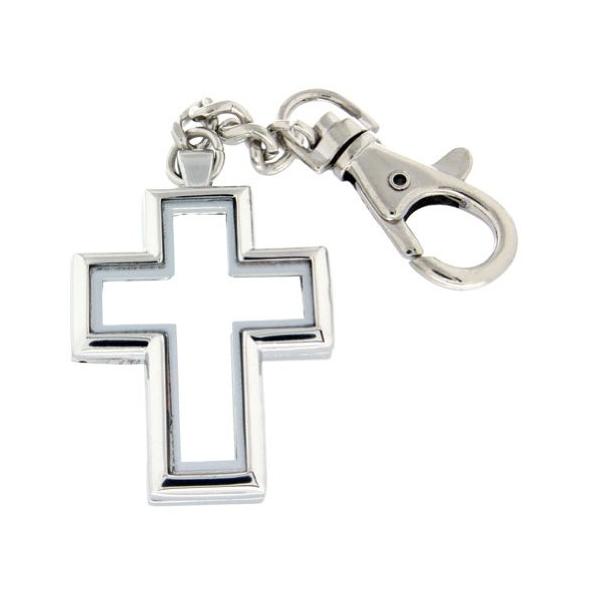 商品名: クロスキーチェーンフローティングチャームロケット Cross Keychain Floating Charm Locketブランド: Clearly Charming高さ: 2.032cm横幅: 10.668cm奥行: 7.62c...
