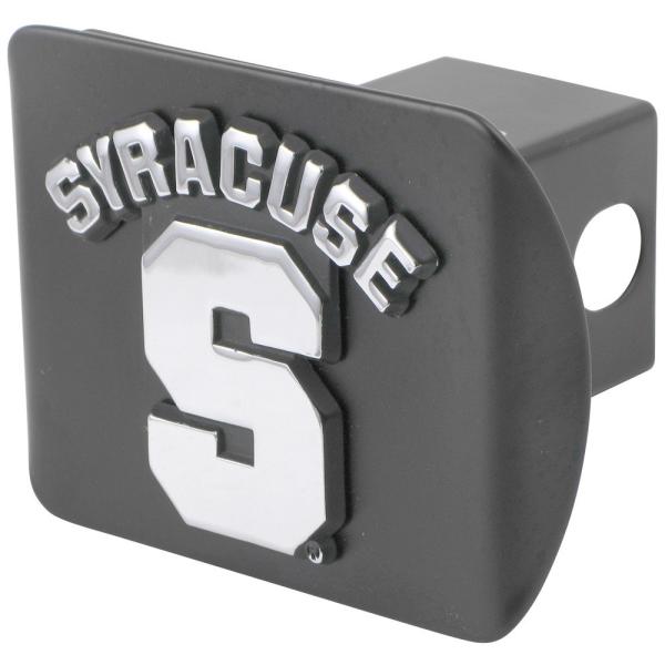 商品名: Syracuse University Orangemen"ブラックwith" S"エンブレム" Metal Trailer HitchカバーFits 2インチオート車トラックReceiver with NCAAカレッジスポーツロ...