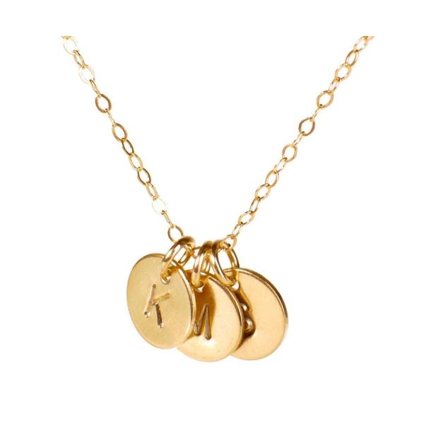 商品名: EFYTAL イニシャルネックレス レディース 小さな14Kゴールドフィルド 3つのイニシャルネックレス 女性への新しいママギフト ゴールドイニシャルネックレス 女性用複数のイニシャルネックレス, ゴールド EFYTAL Init...