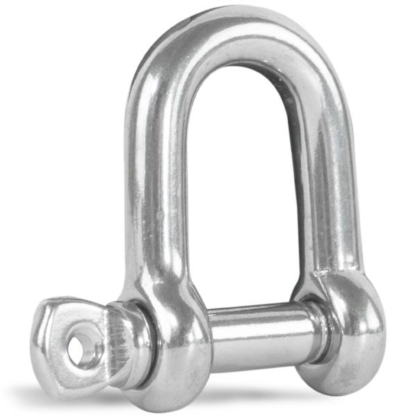 商品名: Captive Pin Chain D Rigging Shackle 1/4'' -Stainless Steel Dee Type- Five Oceans Five Oceans 1/4 Captive Pin Shackl...