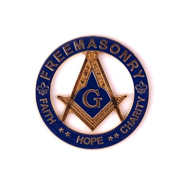 商品名: Masonic Exchange Hope Faith and Charity 自動車用エンブレム 車用デカール Faith Hope Charity Square &amp; Compass Round Masonic Auto...
