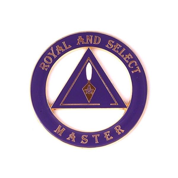 商品名: Masonic Exchange Cryptic Councilロイヤルと選択マスター自動エンブレム車デカール。。。 Royal &amp; Select Master Round Masonic Auto Emblem - [P...