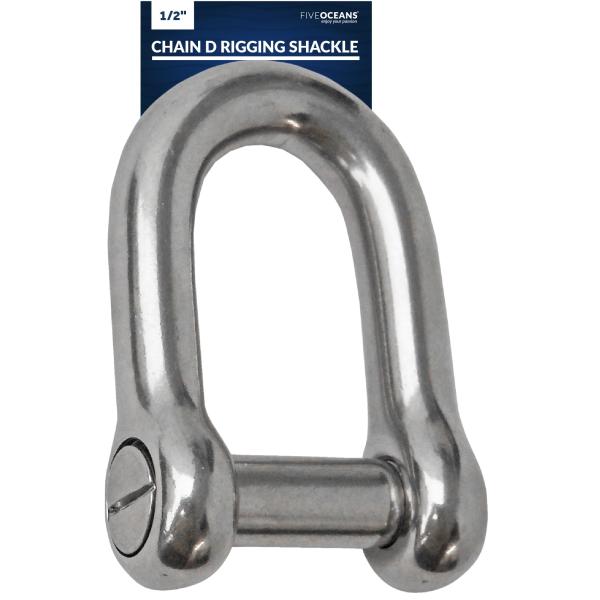 商品名: 1.3cm Marine Boat Chain "D" Rigging Dee Shackle W/screw Pin - Stainless Steel. Five Oceans Five Oceans FO2731 Marin...