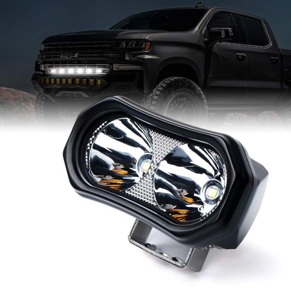 商品名: Xprite 3インチ LED 作業灯 オフロード ポッドライト キューブ コンボ フラッドライト フロントバンパーライト フォグライト ユニバーサル フィット トラック ATV UTV SUV オートバイ ボート ミニ プロシリ...