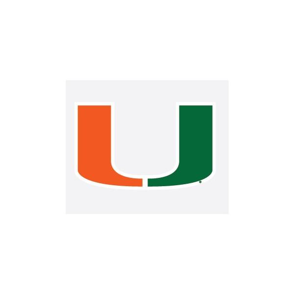 商品名:  University of Miami Hurricanes U Logo 4" Vinyl Decal UM Car Truck Window Stickerブランド: Miami Hurricanes高さ: 0.0254cm...