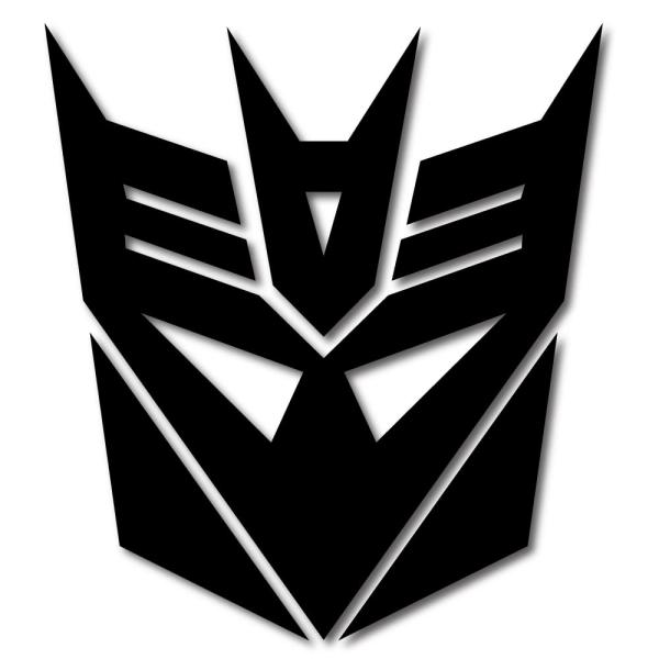 商品名: （ヨーネック・グラフィックス）Yoonek Graphics #543 トランスフォーマーのディセプティコンデカールステッカー 車の窓やノートパソコンなどに 6" x 5.4" ブラック 543 Yoonek Graphics R...