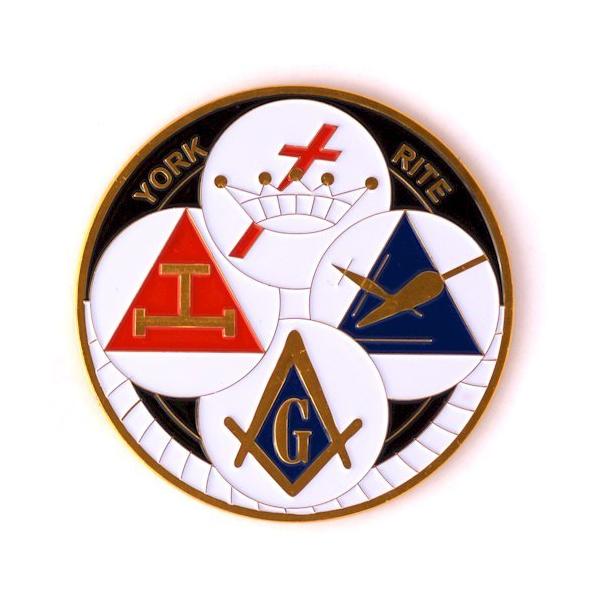 商品名: フリーメイソンズ ヨークライト テンプラー ロイヤルアーチ 自動車用エンブレム デカール 高品質アルミニウム Masonic Freemasons York Rite Templar Royal Arch Auto Emblem ...