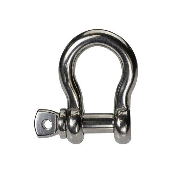 商品名: Jingyiシルバー色ステンレス鋼ねじピンアンカーShacklesから選択3 / 6 " to 5 / 8 " JY-MARINE 1/2 Inch Stainless Steel Heavy Duty Anchor Shackl...