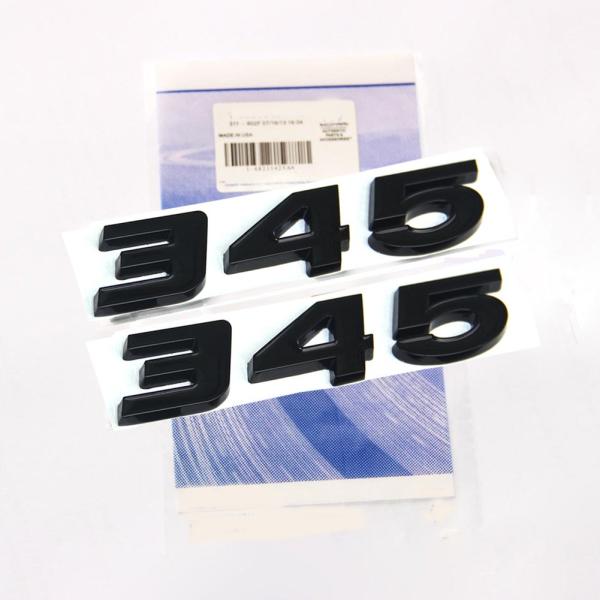 商品名: Yoaoo 〓 2 xブラック345エンブレムバッジ合金デカール3dロゴのHemiダッジチャレンジャーChrysle 300 C (レッド) Yoaoo 2X Black 345 Emblems Badge Alloy Decal...