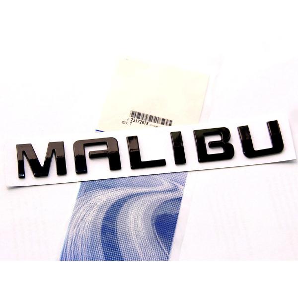 商品名: Yoaoo 1 x OEMブラックMalibuネームプレート文字エンブレムバッジ光沢合金for Chevrolet GM Malibu Yoaoo 1x OEM Black Malibu Nameplate Letter Embl...