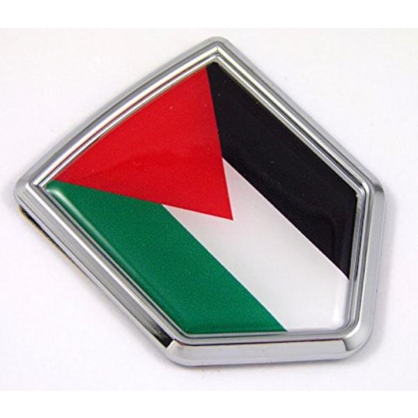 商品名: パレスチナ、パレスチナフラグクロームエンブレム車デカールステッカーバイクCrest Badge Palestine, Palestinian Flag Chrome Emblem Car Decal Sticker Bike Cr...
