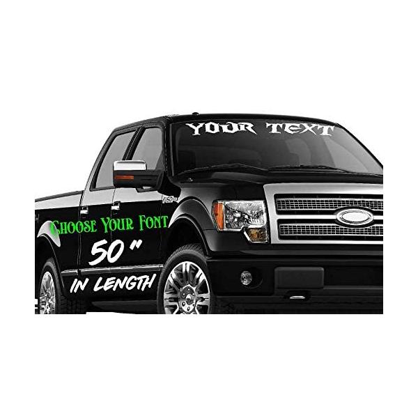 商品名:  50 Inch Long Custom Car Stickers and Decals - Premium Car Decal Stickers for Windows and Cars, Create Your Unique ...