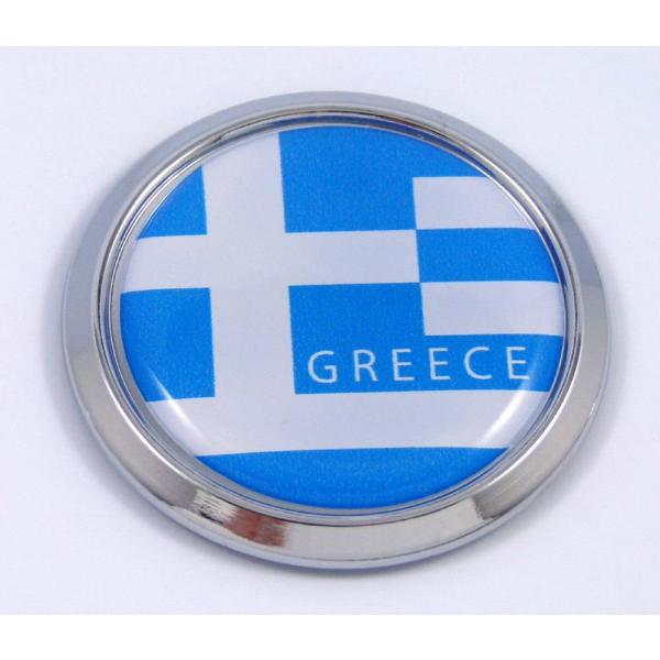 商品名: ギリシャギリシャ語ラウンドフラグ車クロームデカールエンブレムバンパーステッカーベゼルバッジ Greece Greek Round Flag Car Chrome Decal Emblem Bumper Sticker Bezel ...