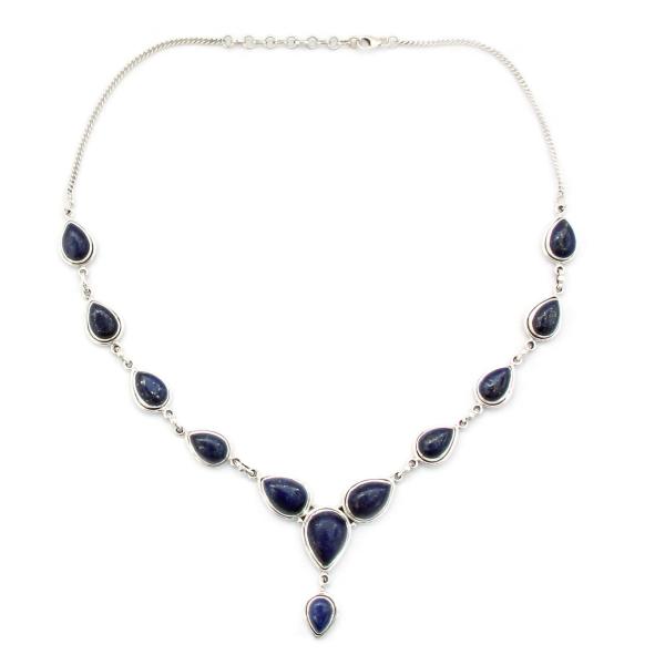 商品名: NOVICA ラピスラズリ .925スターリングシルバー Yネックレス 16.5インチ 'Aura of Beauty', ラピスラズリ NOVICA Handmade Lapis Lazuli Y Necklace .925 S...