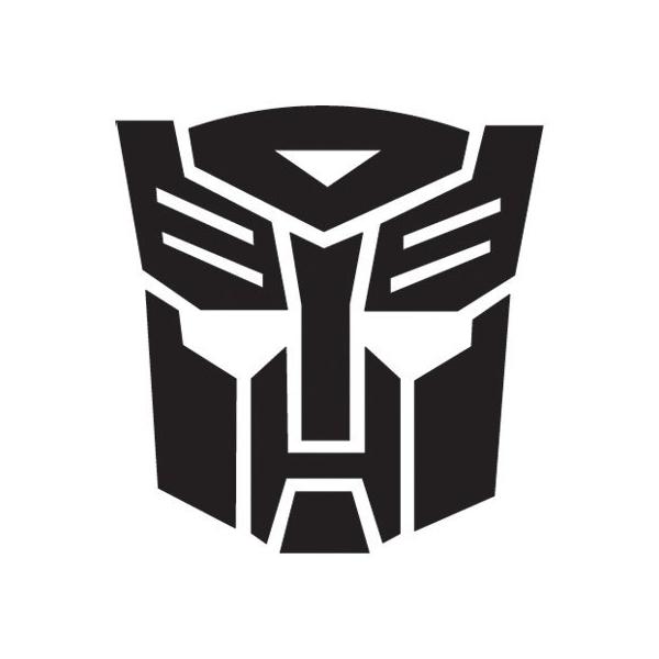 商品名:  CCI Creative Concept Ideas Transformers Autobot - Car, Truck, Notebook, Vinyl Decal Sticker | Black | 4 X 4 in… | ...
