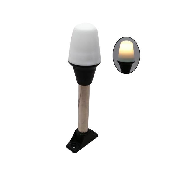 商品名: Pactrade Marine 21cm Fixed-Mount All-Round Stern Anchor Light S.S. Pole 12V5W Pactrade Marine 12V Marine Boat Yacht...