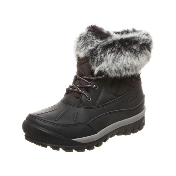 商品名: BEARPAW レディース ベッカ マルチカラー | レディースブーツ クラシックスエード | レディーススリップオンブーツ | 快適な冬用ブーツ, ブラック/グレー, 6 BEARPAW Women's Becka Black/...