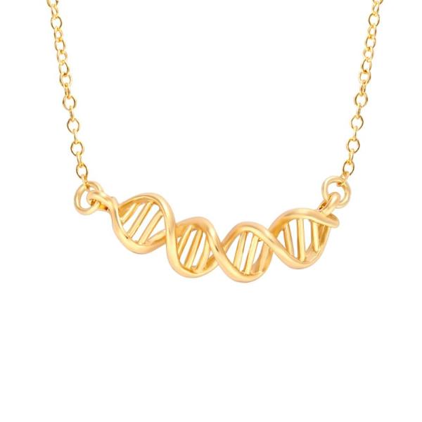 商品名: SENFAI DNA化学式シンボルチャームペンダントネックレス18?" SENFAI DNA Chemical Formulas Symbol Charm Pendant Necklace 18" (Gold necklace)ブ...