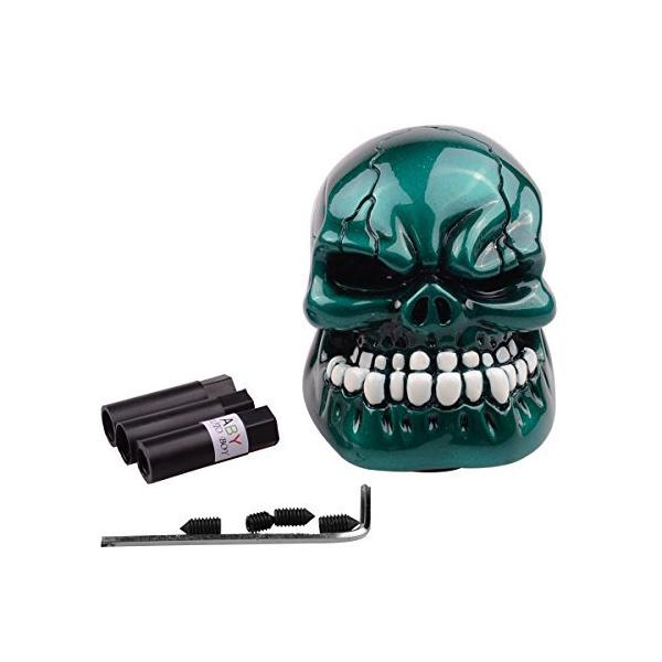 商品名: ABy ガイコツギアスティック シフトレバーカバー 汎用 ほとんどのマニュアル車に対応 ブルー 43201-6928 AutoBoy Human Bone Skull Gear Stick Shift Shifter Knob L...